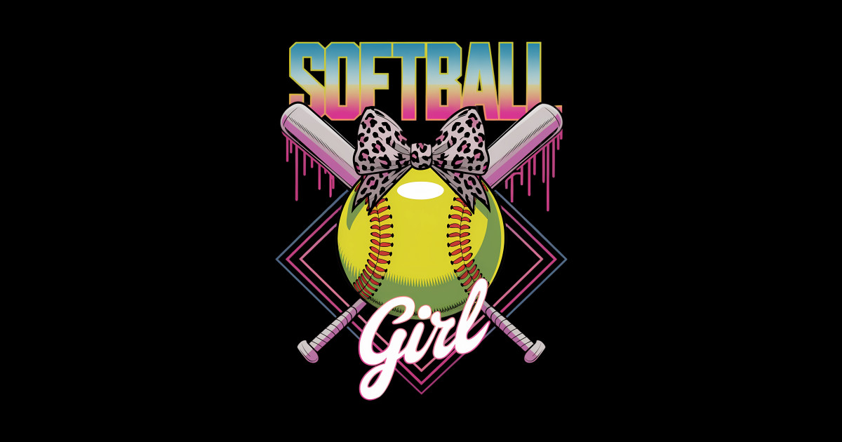 Softball Player - Softball - Sticker | TeePublic