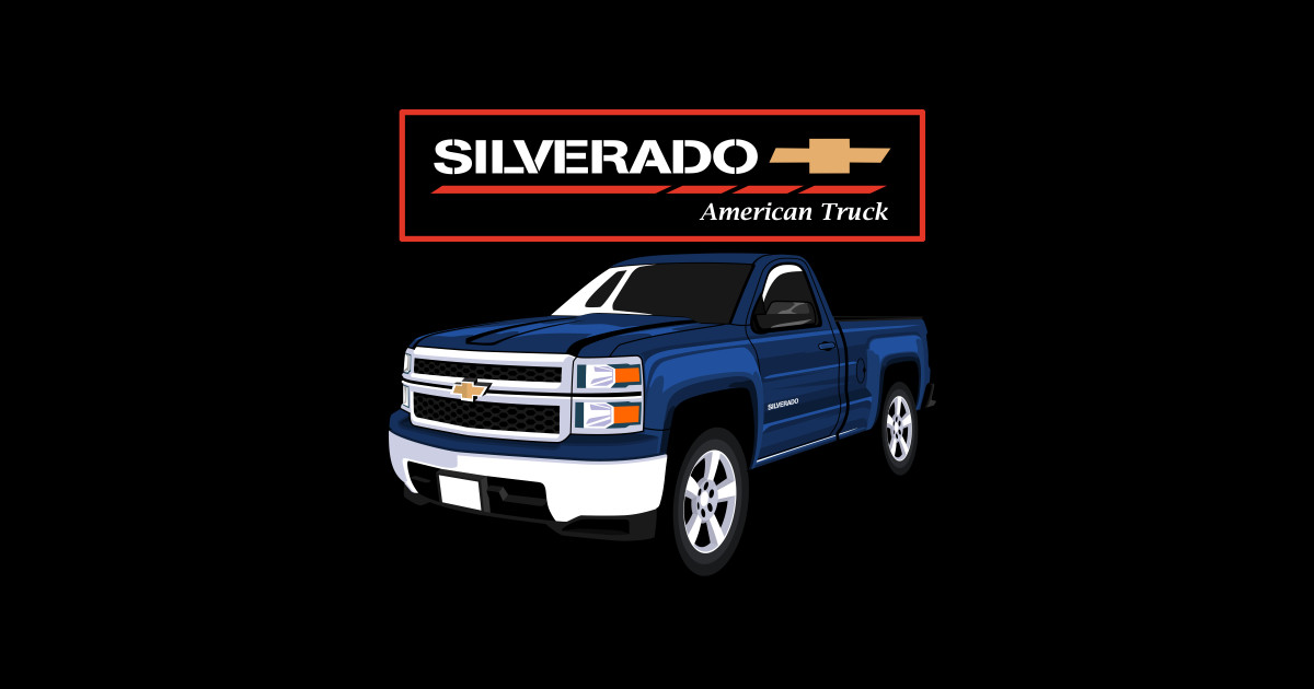 Silverado American Truck - Silverado - Sticker | TeePublic