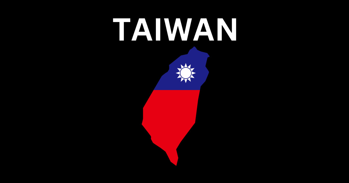 Taiwan Flag Map - Taiwan - Sticker | TeePublic