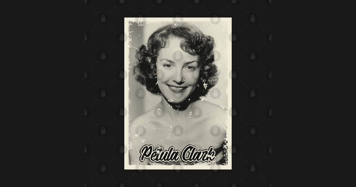 Vintage Petula Clark - Petula Clark - T-Shirt | TeePublic