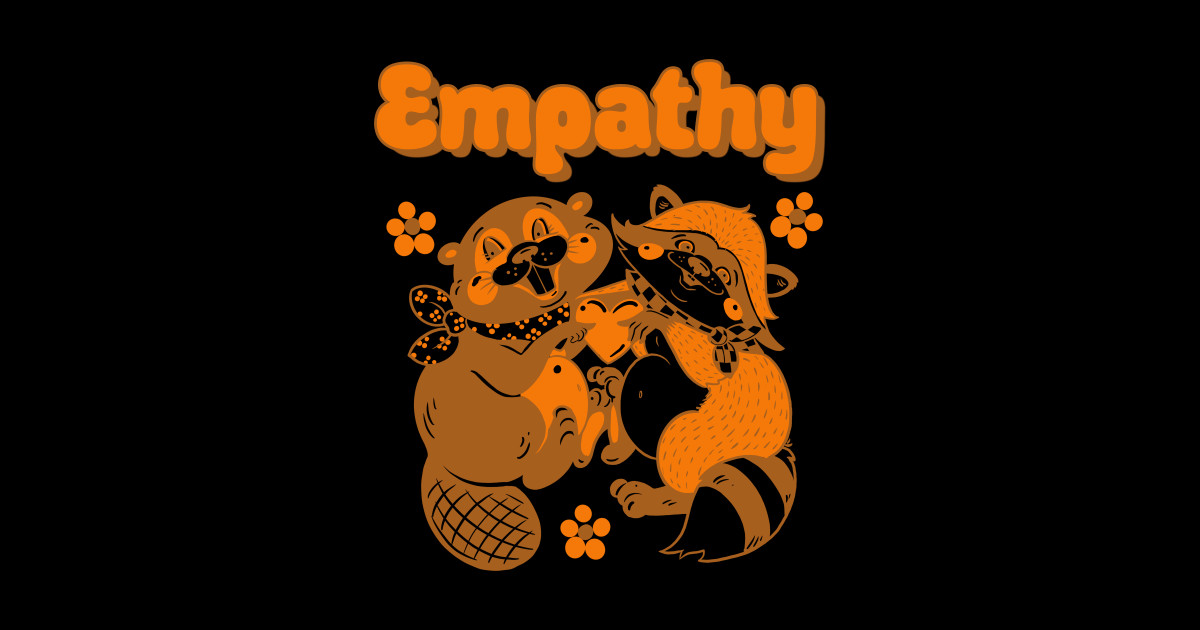 Empathy- original design - brown-orange - Empathy - Posters and Art ...