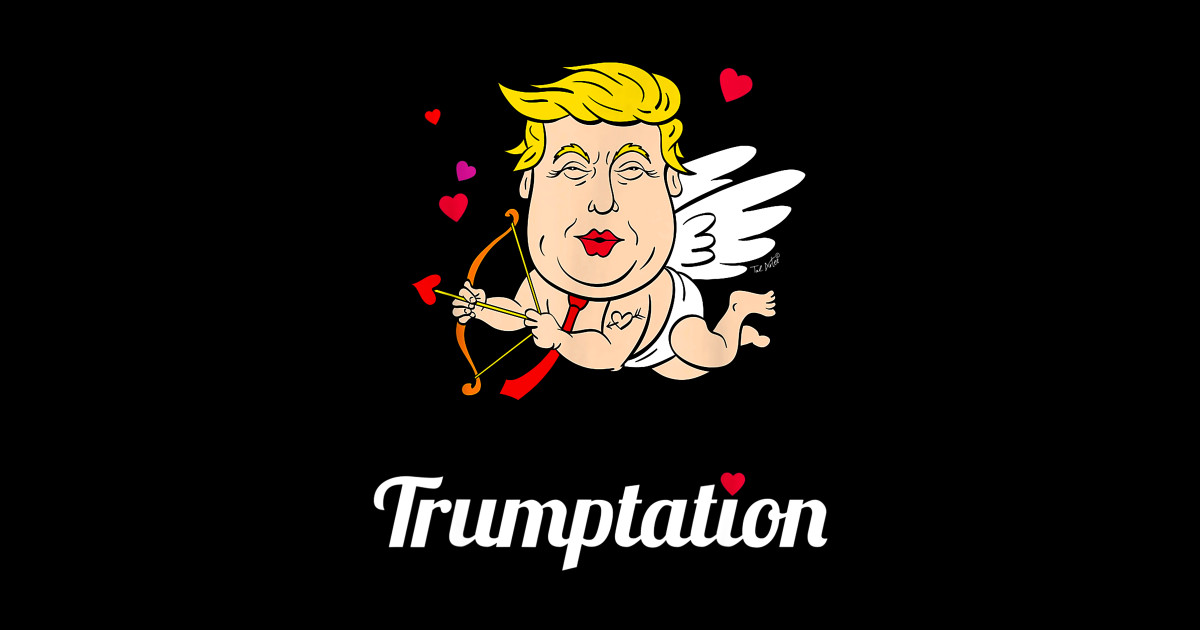 Donald Trump Cupid Bow and Arrow Funny Valentine - Trump For President ...