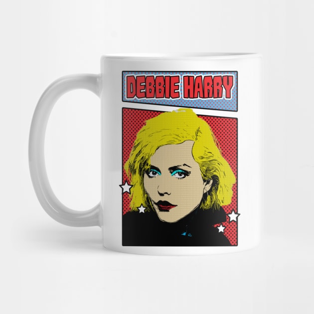 Debbie Harry 80s Pop Art Comic Style - Debbie Harry - Mug | TeePublic