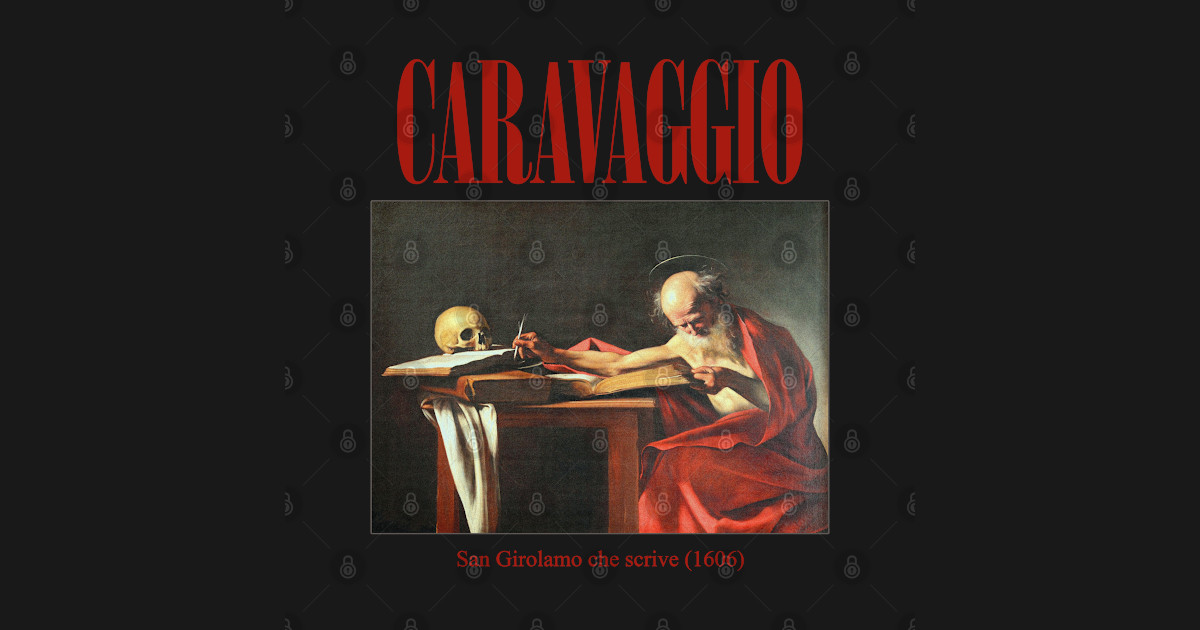 Caravaggio’s Saint Jerome Writing iconic masterpiece! - Caravaggio - T ...