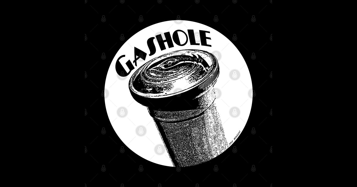 Gashole Logo - Gashole - Sticker | TeePublic