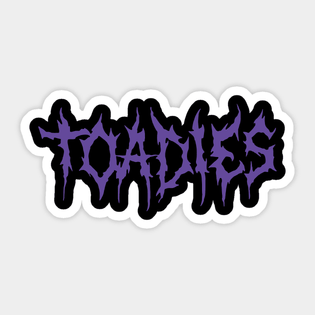 New logo The Toadies BAnd - Toadies Band - Sticker | TeePublic