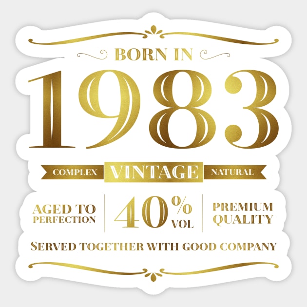 40 years label - Forty Years - Sticker | TeePublic