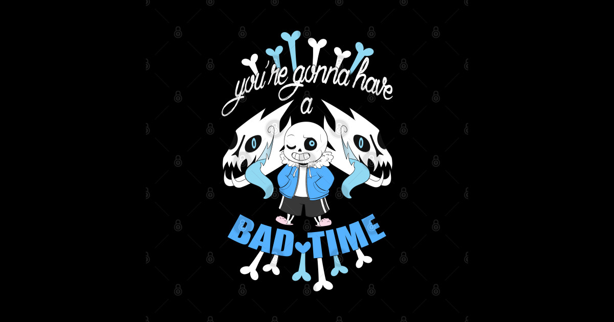 Bad Time - Undertale - T-Shirt | TeePublic