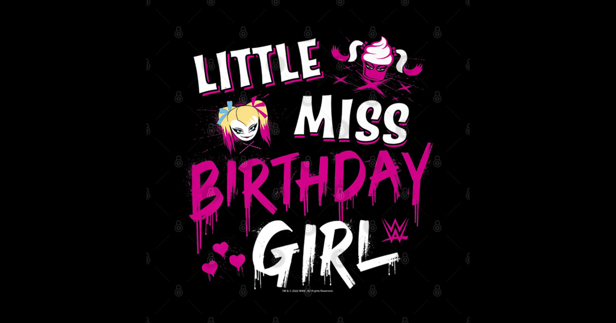 Alexa Bliss Little Miss Birthday Girl - Alexa Bliss - Sticker | TeePublic
