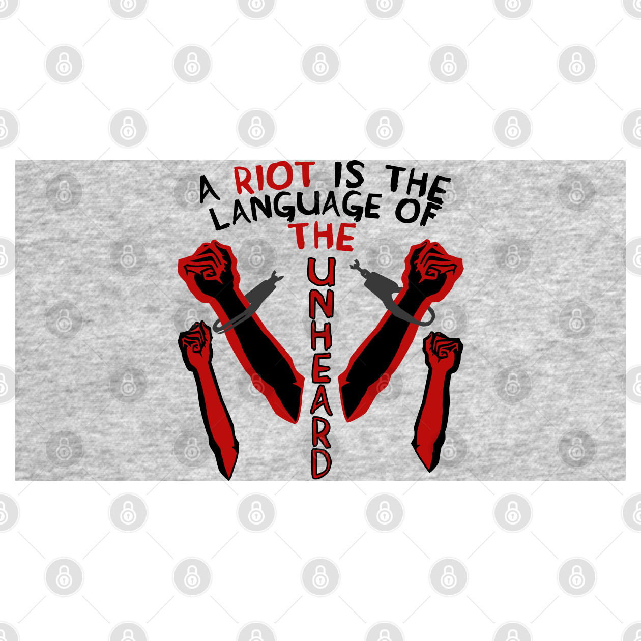 A Riot Is The Language Of The Unheard - Protest, Quote - A Riot Is The ...