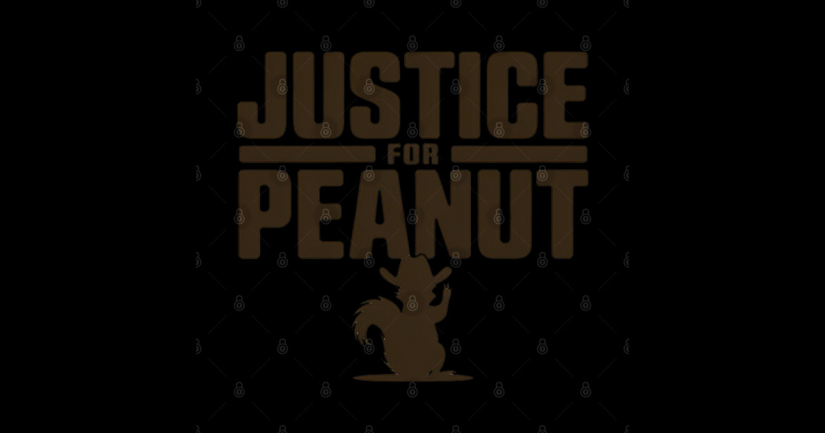 Justice-for-peanut - Justice For Peanut - Sticker | TeePublic