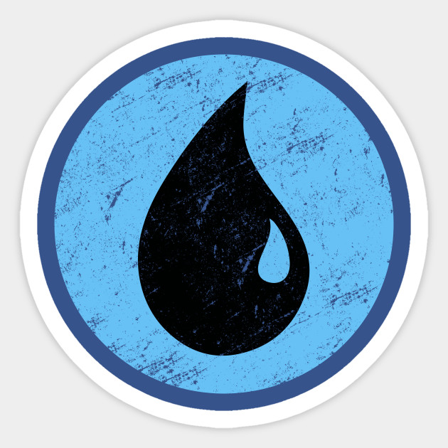 Mana Blue Magic The Gathering - Magic The Gathering - Sticker | TeePublic