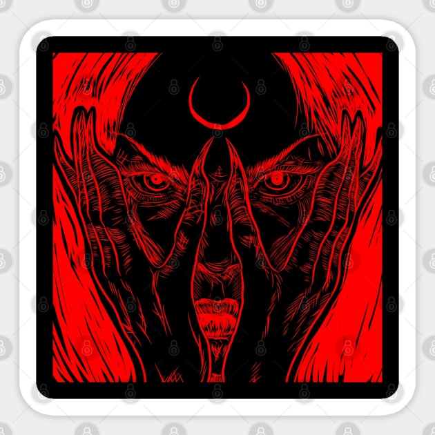 Demon of Peace - Metallic - Sticker | TeePublic