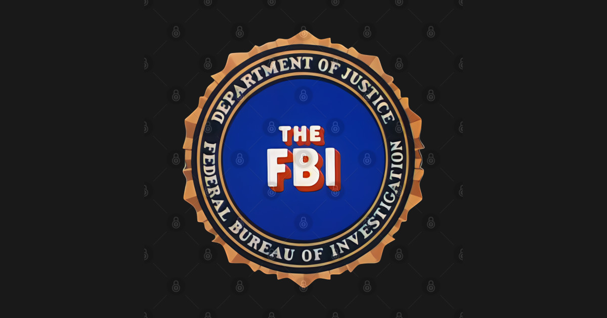 The FBI - Badge logo - 60s Tv Show - Classic Tv Shows - T-Shirt | TeePublic