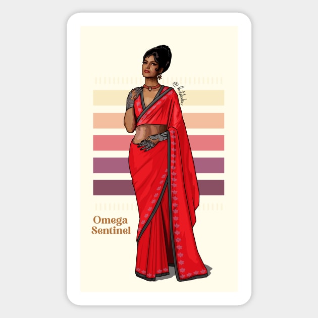 1970s Omega Sentinel - Xmen - Sticker | TeePublic