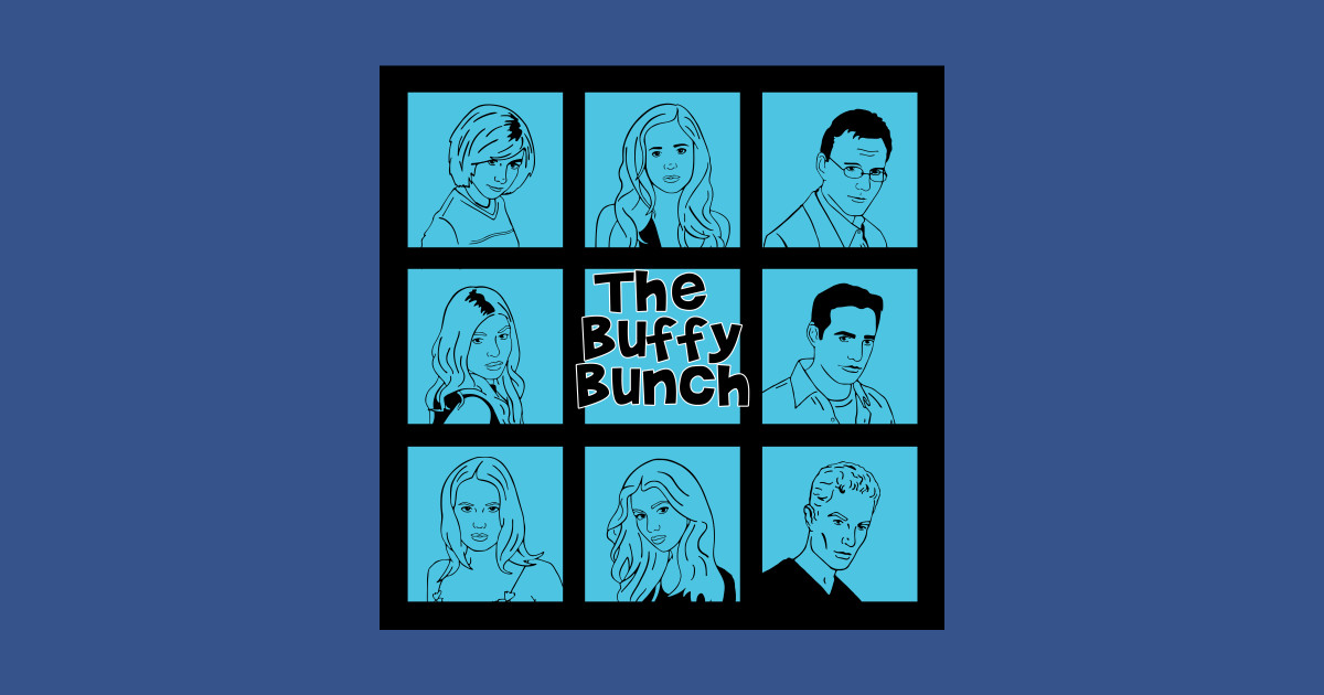 The Buffy Bunch Version 2 Jossless - Buffy - T-Shirt | TeePublic