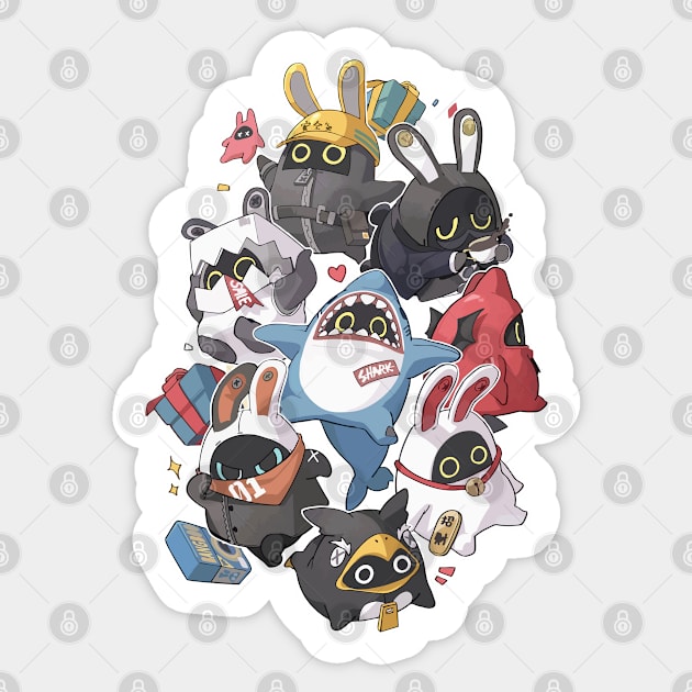 ZENLESS ZONE ZERO - BANGBOO - Zenless Zone Zero - Sticker | TeePublic