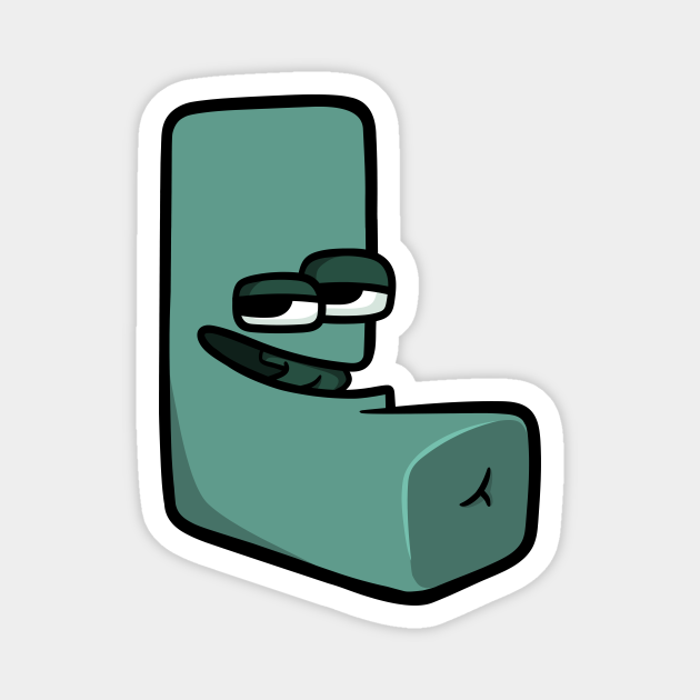 L | Alphabet Lore - Alphabet Lore - Magnet | TeePublic