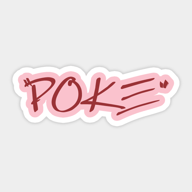 Poke me! Funny meme - Poking Fun - Sticker | TeePublic