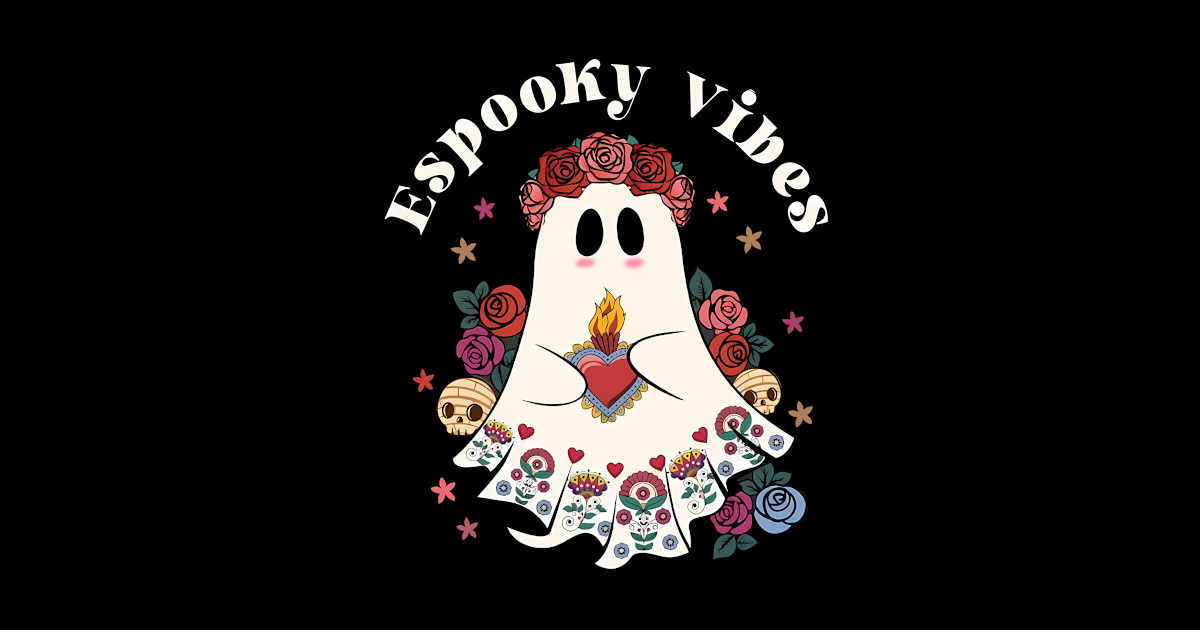 Espooky Season Cute Ghost Halloween Mexican Spooky Concha - Espooky ...