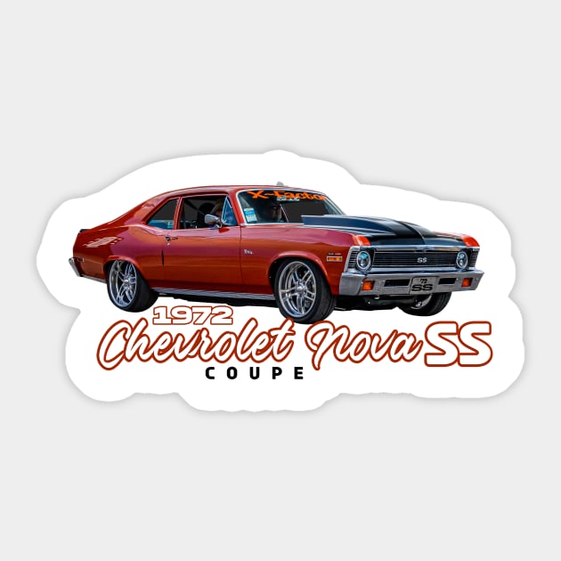 1972 Chevrolet Nova SS Coupe - 1972 Chevrolet Nova Ss - Sticker | TeePublic