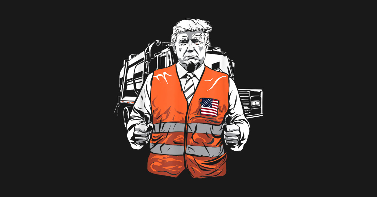 Trump Garbage Truck Vest - Trump Garbage Truck Vest - T-Shirt | TeePublic