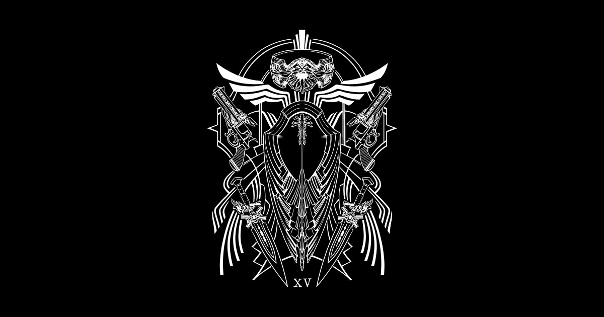 FFXV Arms and Armiger (white) - Final Fantasy Xv - Posters and Art ...