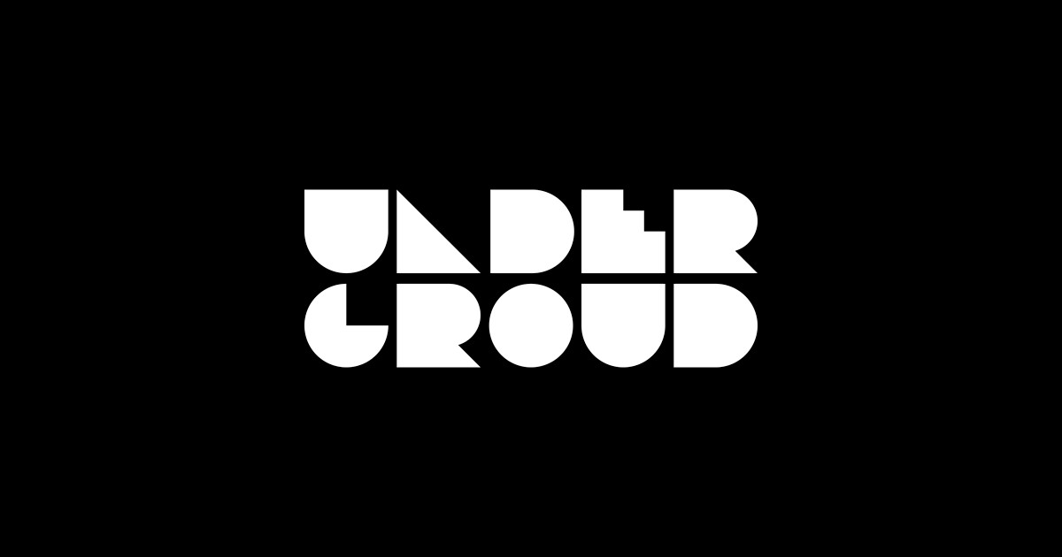 Underground geometric logo - Underground - Sticker | TeePublic
