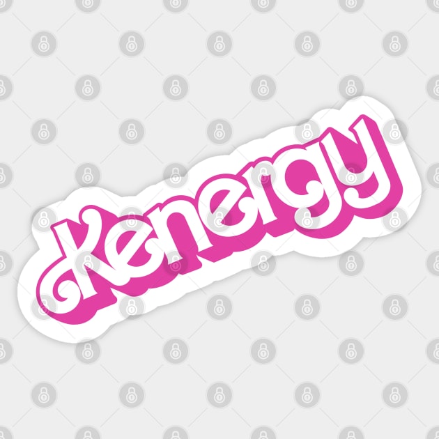 Tie dye ken - Kenergy - Kenergy - Sticker | TeePublic