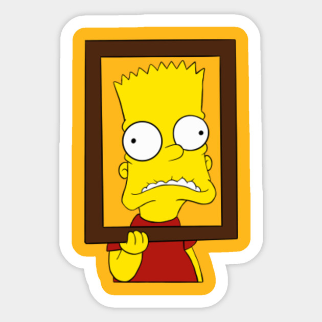 Bart Simpson - Simpson - Sticker | TeePublic