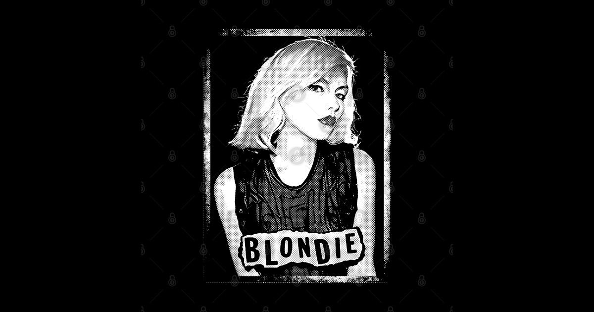 Vintage Blondie Band Fan Art Design - Vintage - Sticker | TeePublic