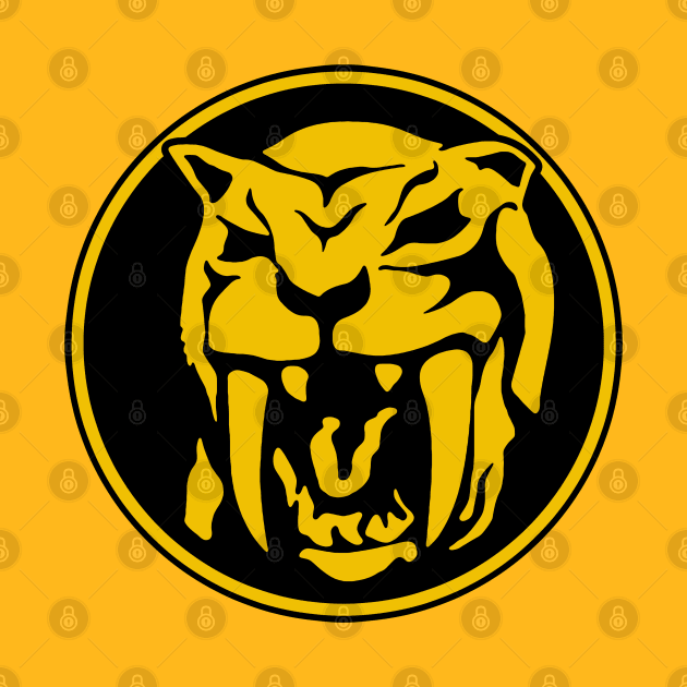 Sabertooth Tiger Power Coin - Power Rangers - T-Shirt | TeePublic