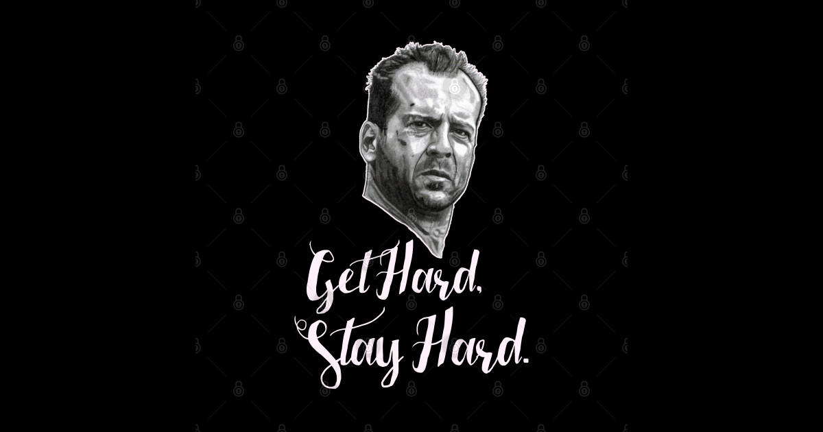 Get Hard, Stay Hard. Pink - Get Hard - Sticker | TeePublic