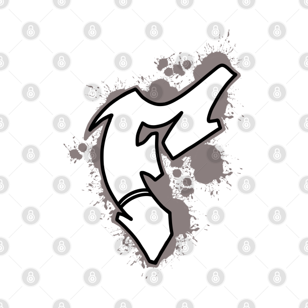 Graffiti style F - Graffiti - T-Shirt | TeePublic