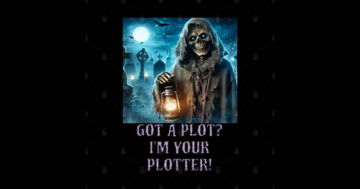 Graveyard Plotter - Graveyard Meme - Sticker | TeePublic