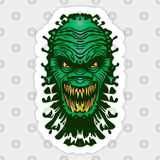 Sea Creature - Yellow - Sticker | TeePublic