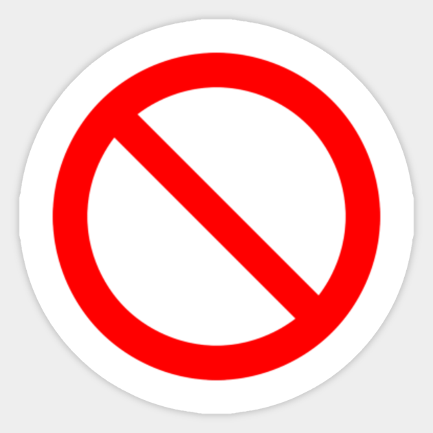 NO SYMBOL - No Symbol - Sticker | TeePublic