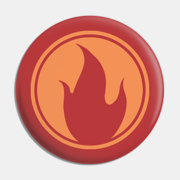 Team Fortress 2 - Red Pyro Emblem - Team Fortress 2 - Pin | TeePublic