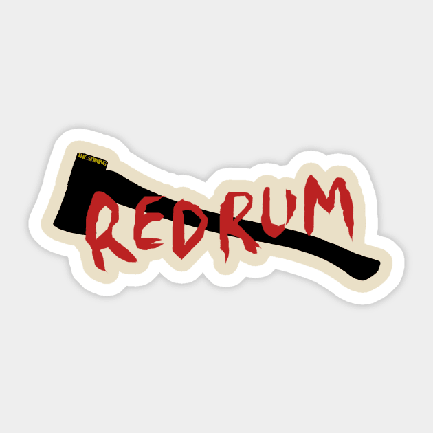 Redrum - The Shining - Redrum - Sticker | TeePublic