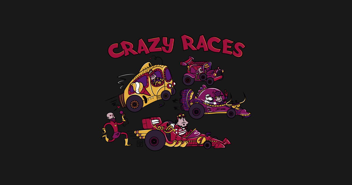 Crazy Races - Wacky Races - Tank Top | TeePublic