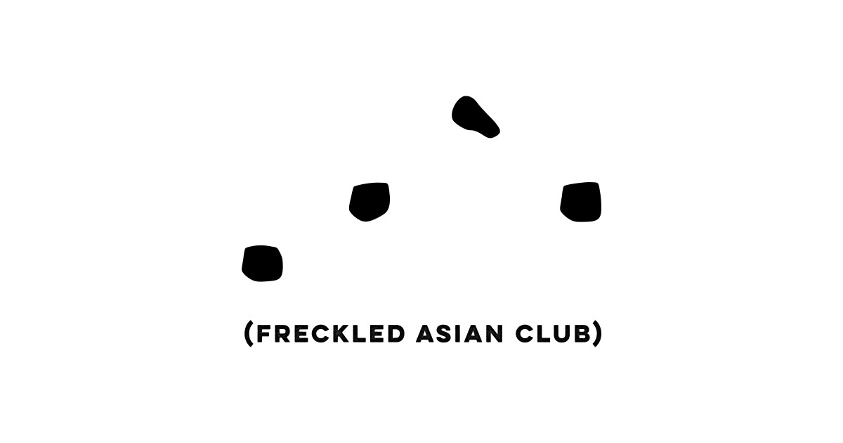 Freckled Asian Club (Freckles logo) - Freckled Asian Club - T-Shirt ...
