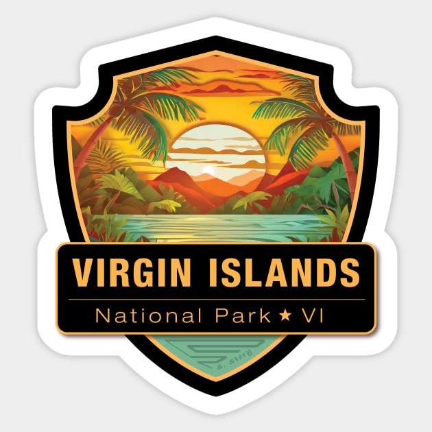 Virgin Islands National Park - Virgin Islands - Sticker | TeePublic