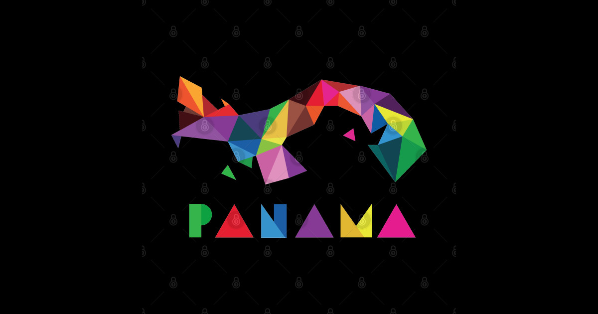 Panama Low Poly Art - Panama - Posters and Art Prints | TeePublic