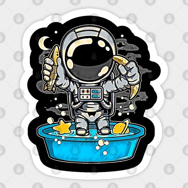 astronaut bath