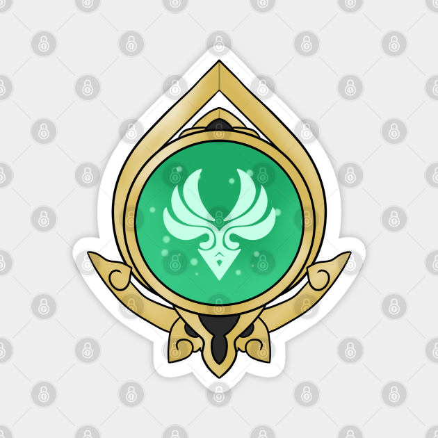 Sumeru Anemo Vision - Genshin Impact - Magnet | TeePublic