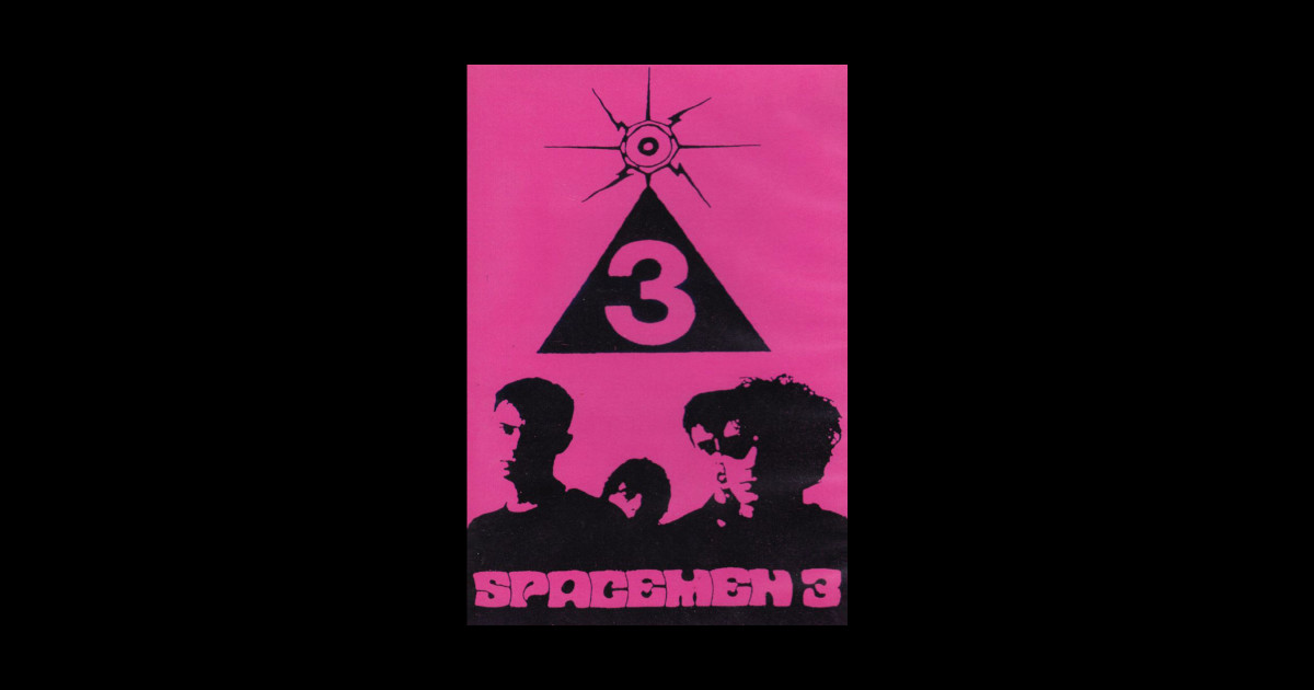 Spacemen 3 Band - Logo Music 3 Loop Guitar Rugby Album - Sticker ...