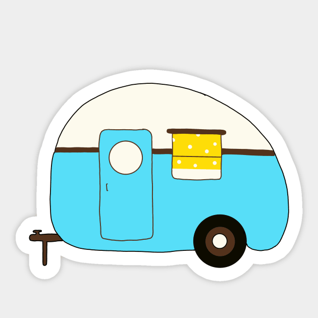 Cute Camper - Camper - Sticker | TeePublic