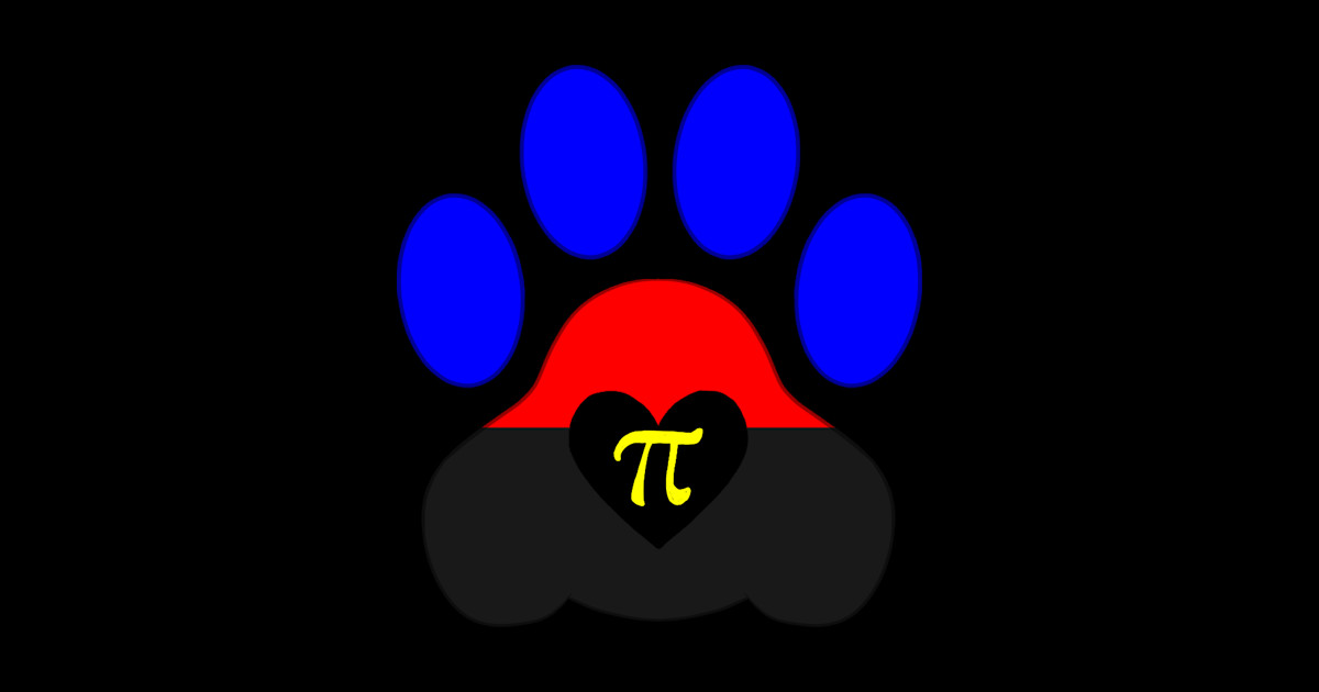 Pride Cat Paw: Polyamorous Pride - Polyamorous - Sticker | TeePublic