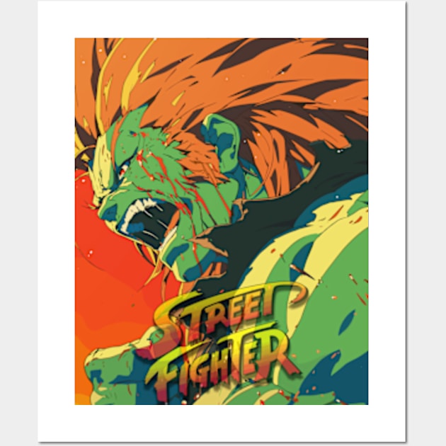 Unleash the Wild in Anime Brilliance: Blanka Street Fighter Anime ...
