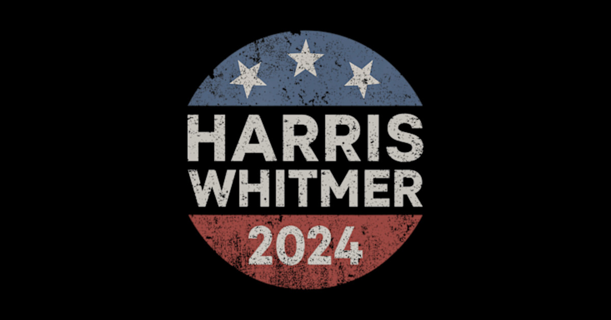 Kamala Harris Whitmer 2024 Vice President VP Harris 2024 Retro Button ...